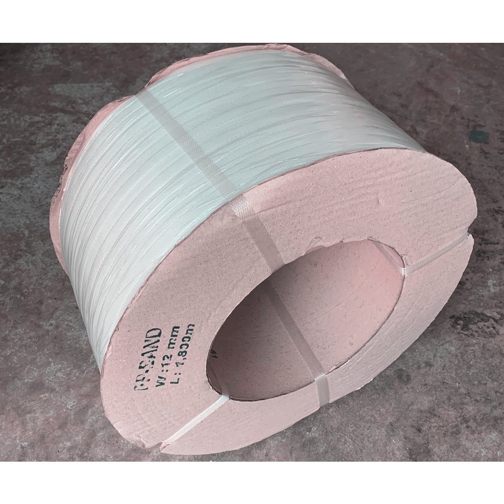 สายรัดพลาสติก สายรัดกล่อง PP BAND สีใส 12mm 15mm ยาว1800m PP Strapping ...