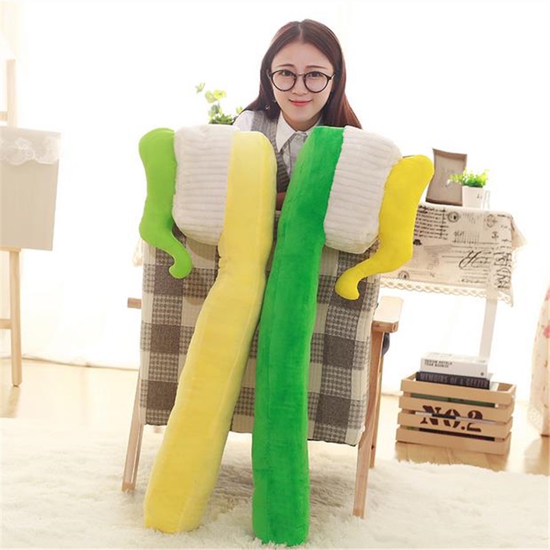 90CM One Piece Creative Toothbrush Pillow PP Cotton Stuffed Sleeping ...