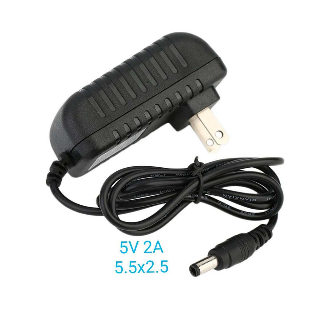 Power Adapter AC 100-240V To DC 5V 2A Supply Converter 5V 2A 5.5x2.5 ...