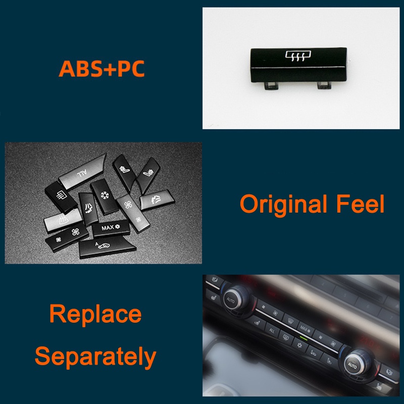 Car Heater Climate Control AC Air Conditioning Switch Fan Button Cover ...