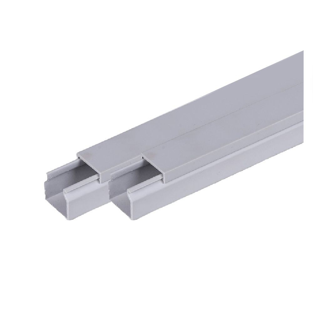 รางเก็บสายไฟ รางไวย์เวย์ BANDEX WD-4080-0 2 ม. สีเทา ท่อร้อยสายไฟ ...