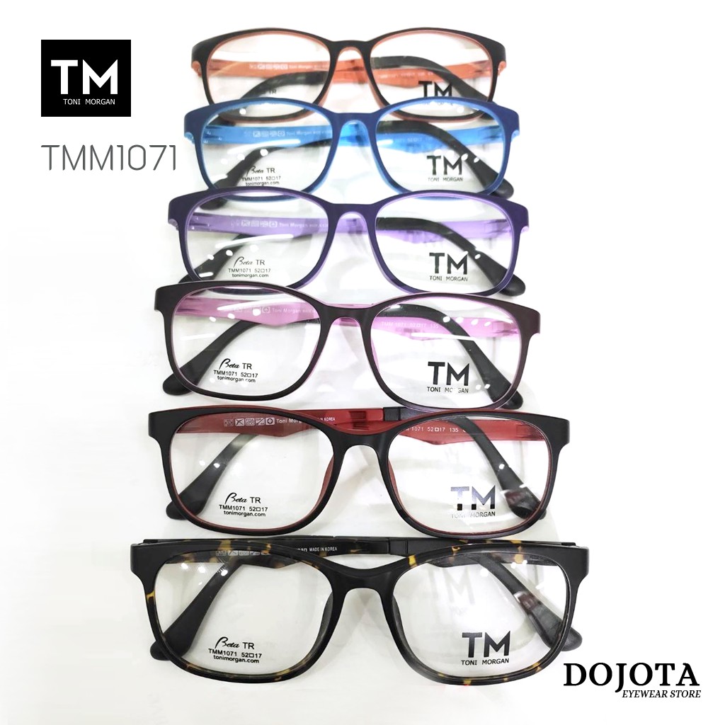 กรอบแว่นตา Toni Morgan รุ่น TMM1071 ทรงเหลี่ยมน้ำหนักเบา - dojota ...