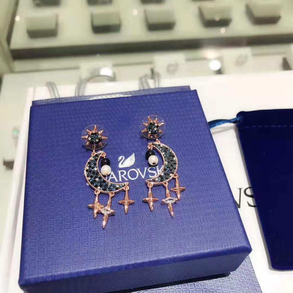 SWAROVSKI(สวารอฟสกี้) SYMBOLIC คริสตัลใส่ต่างหู 5489536 ของขวัญสําหรับ ...