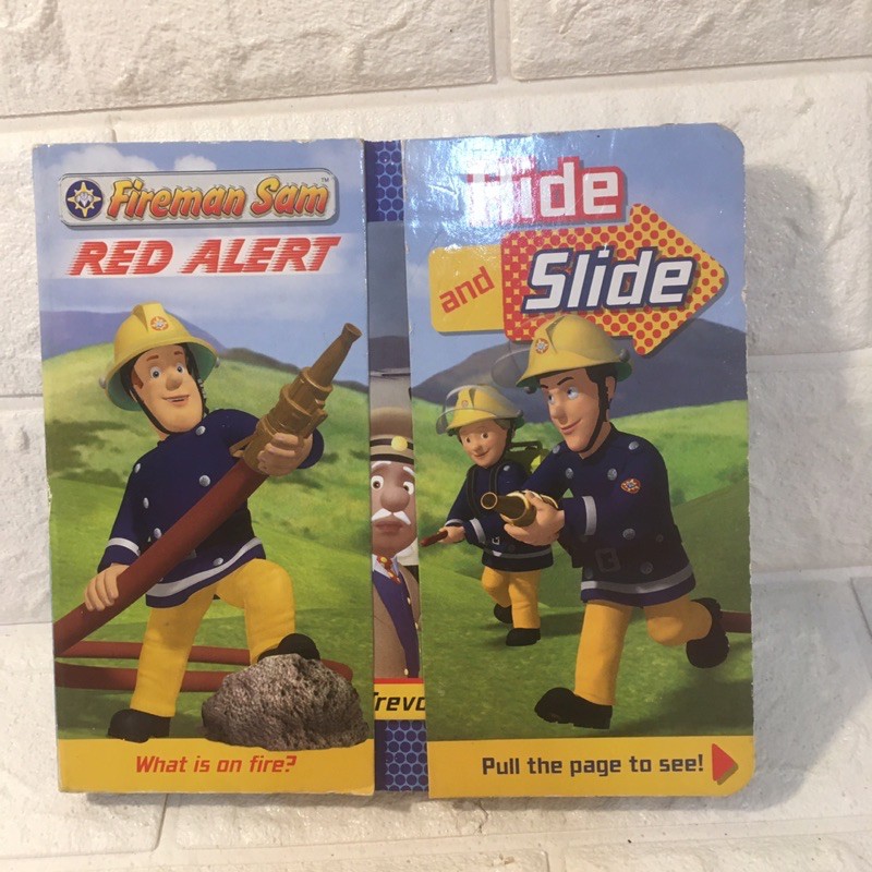 Fireman Sam RED ALERT Hide and Slide (board book ) | Shopee Thailand