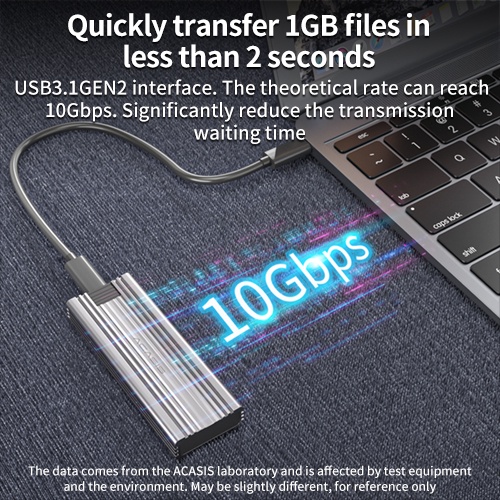 ACASIS M . 2 Nvme Enclosure Usb C Gen 2 10 Gbps Pcie Ssd Case M 2 Sata ...