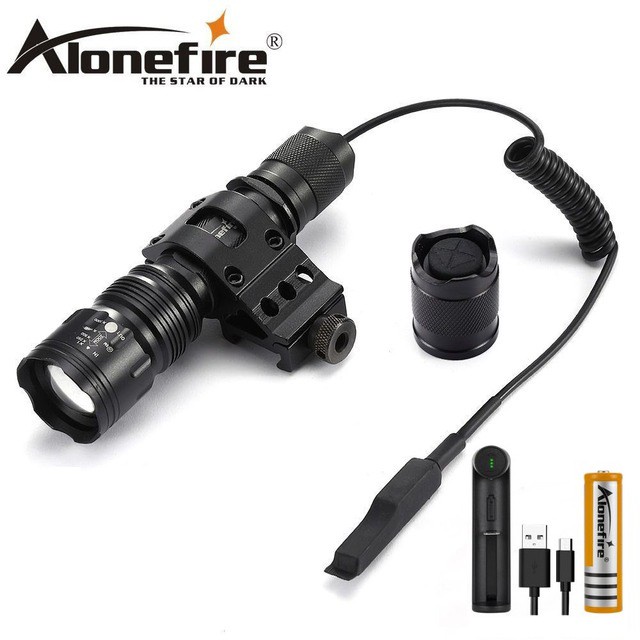 Alonefire TK104 cree L2 LED flashlight Zoomable outdoor waterproof camping light for 18650 ...