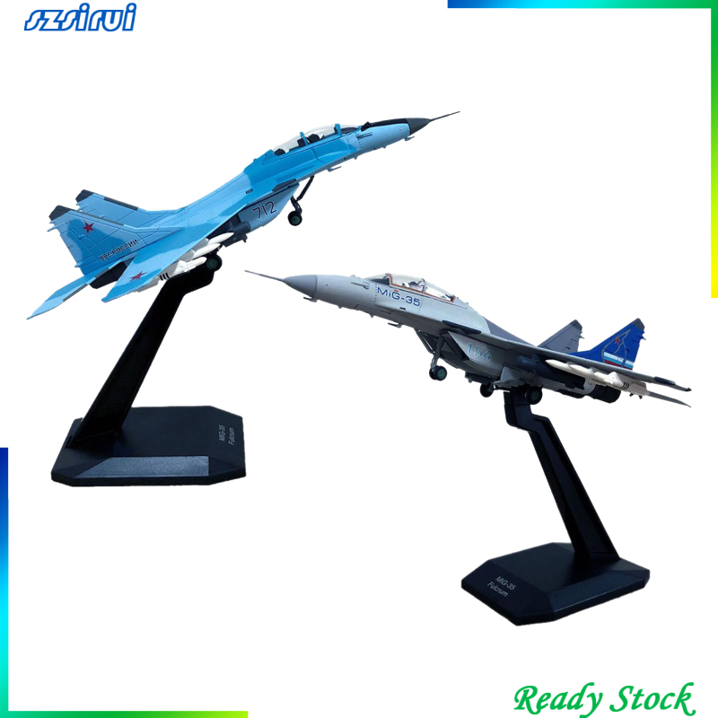 (new)[Ready Stock]1/100 Russian MIG-35 Aircraft Model Airplane White ...