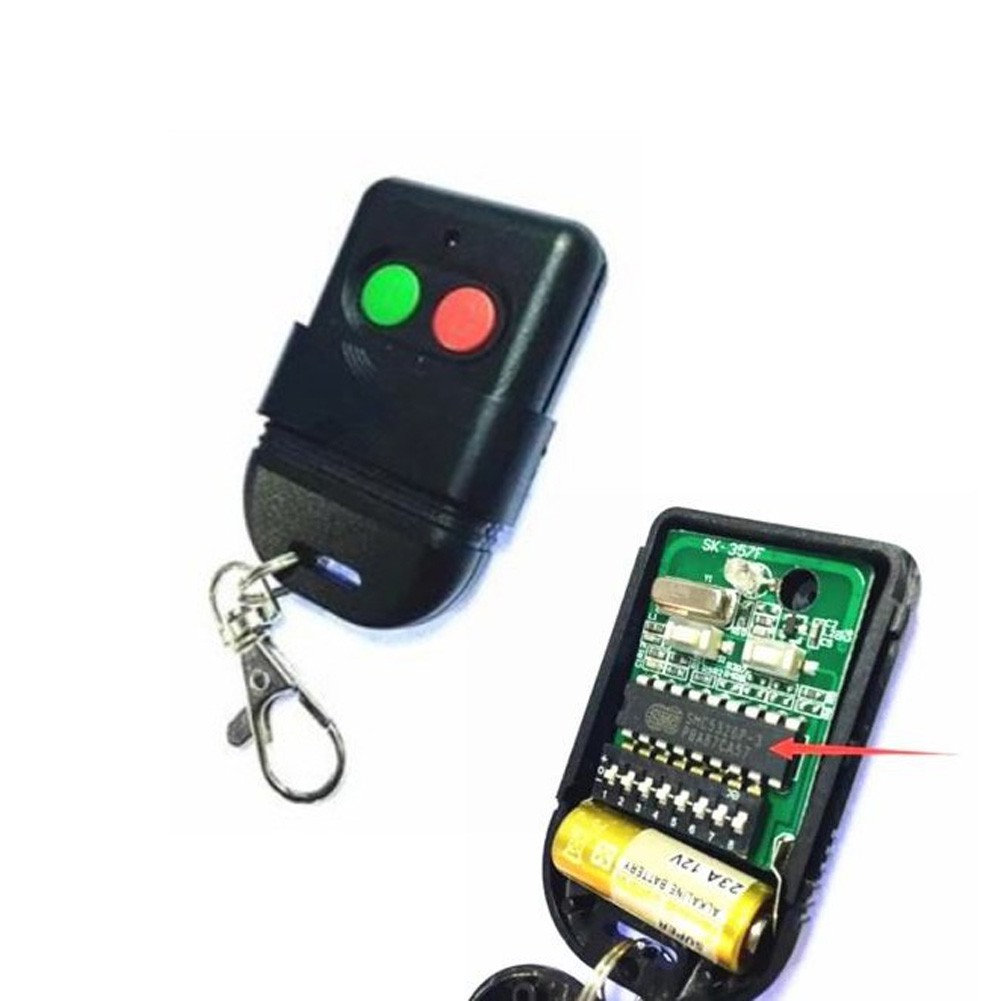Portable 8 Digits Anti Theft Dip Switch Auto Gate Remote Controller ...