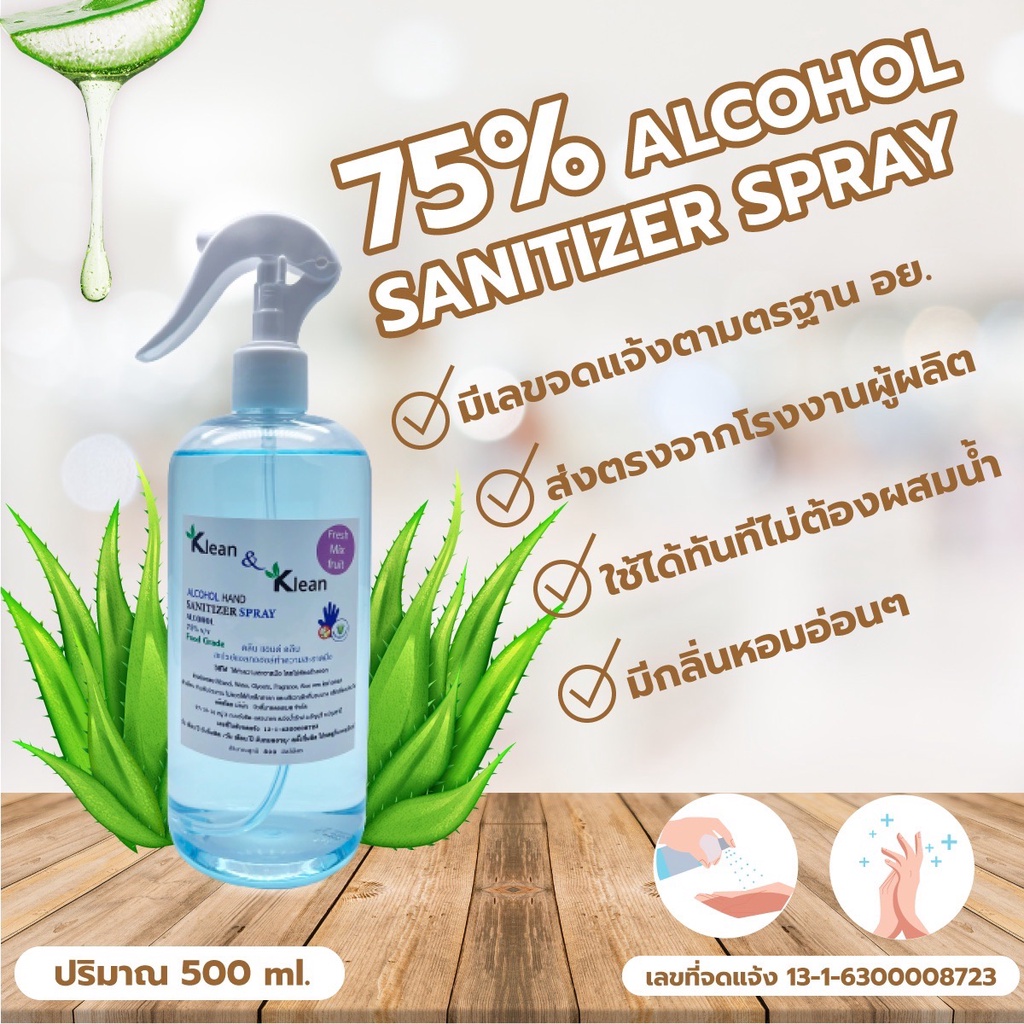 Life Saver Spray Alcohol 75 แพ็ค 10 ชิ้น กลิ่นส้มเปปเปอร์มิ้น - evephoongamdee - ThaiPick