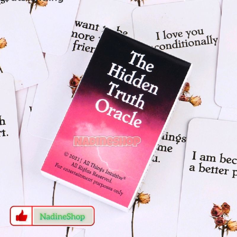 The Hidden Truth Oracle Cards Tarot Card พร้อมส่งจากไทย แถมถุงใส่ไพ่ ...