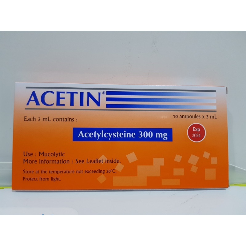 Acetin ยกกล่อง ล็อตใหม่ล่าสุด exp.2024 - aura_vitamin - ThaiPick