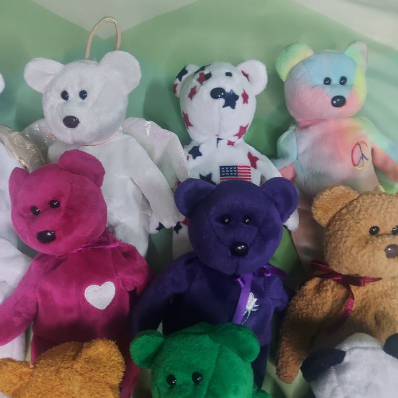 ตุ๊กตา ty ขายยกเซ็ท 20 ตัว คละแบบ # tybear tybeaniebabies ขายหมีty ...