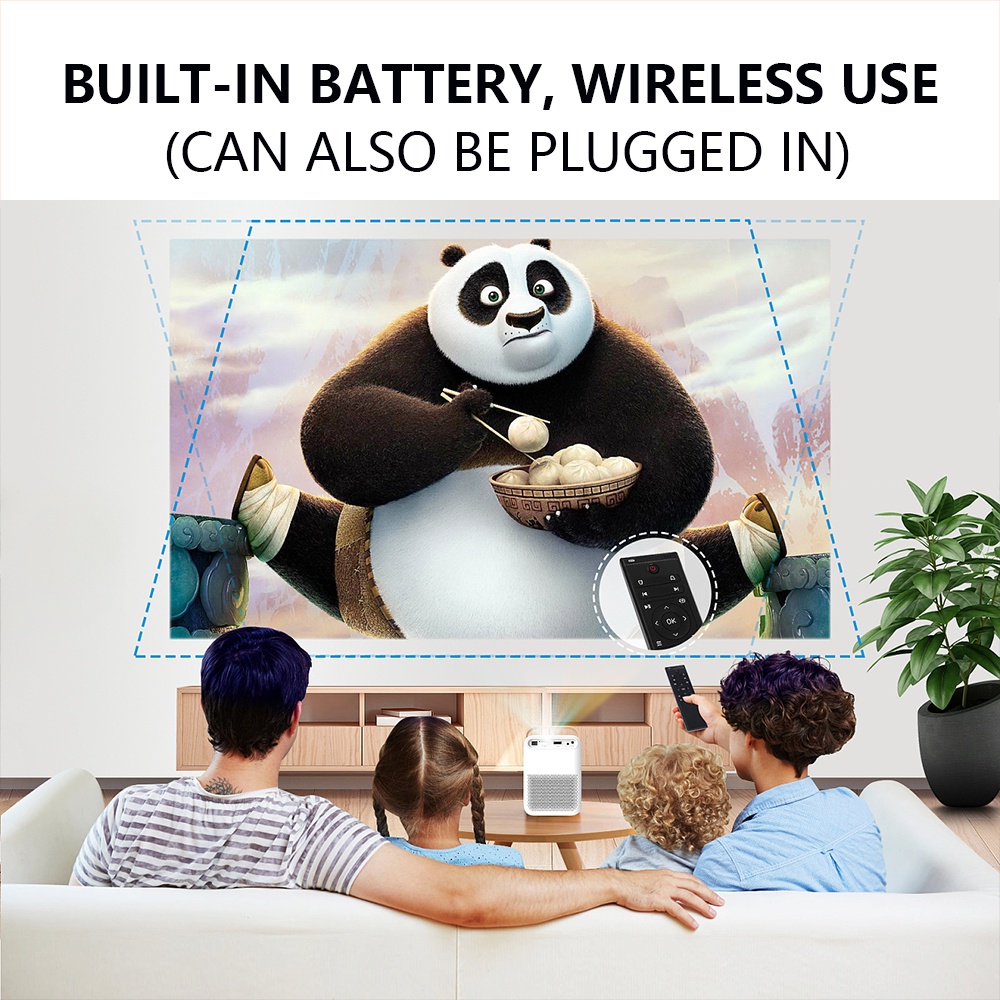 จัดส่งที่รวดเร็ว X6 โปรเจคเตอร์ mini โฮมโปรเจคเตอร์ โปรแจ็คเตอร์ ...