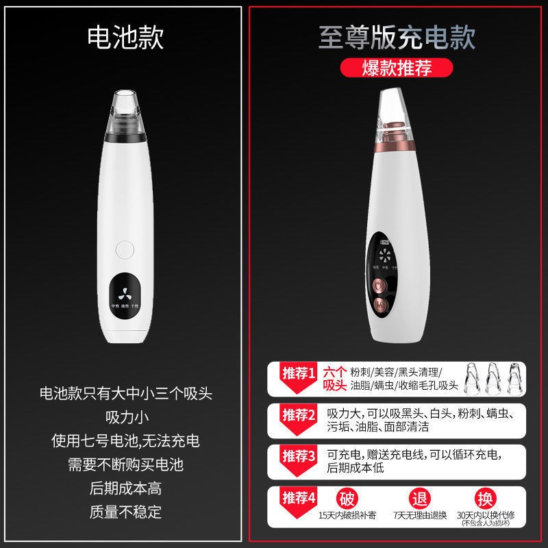 เครื่องมือทำความสะอาดไฟฟ้า☇ↂBlackheads Artifact Absorbing Apparatus ...