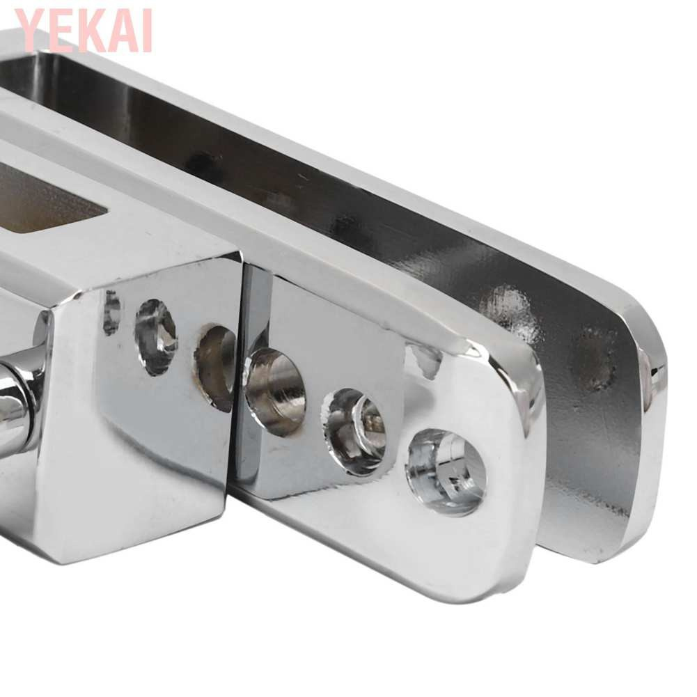 Yekai อุปกรณ์ล็อคประตูกระจกโลหะผสมสังกะสีสามารถปรับได้ 7Holes สําหรับ ...