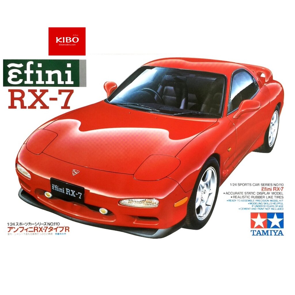 โมเดลรถประกอบ มาสด้า TAMIYA 24110 Mazda Enfini RX-7 124 - kibomoderu ...