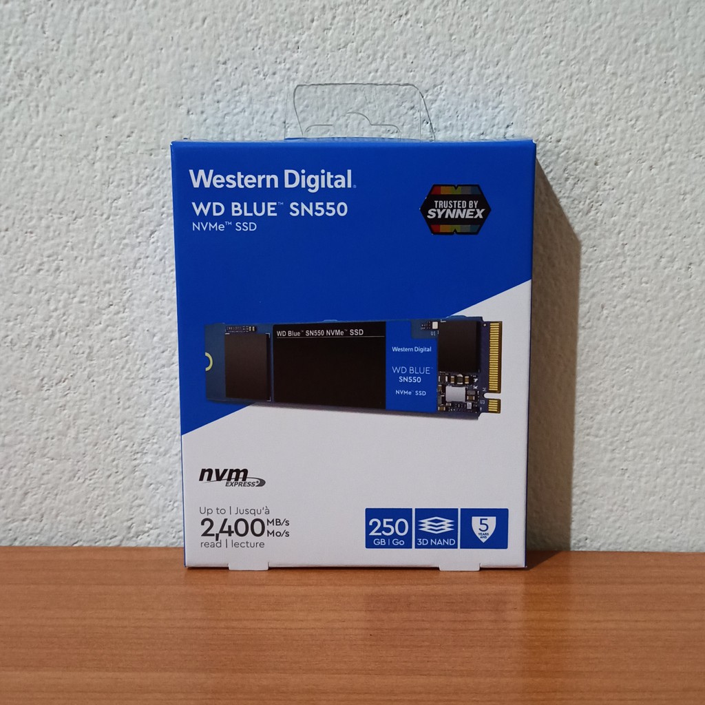 WD Blue SN550 250GB SSD NVMe M.2 2280 M2 - thaloeng_lek - ThaiPick