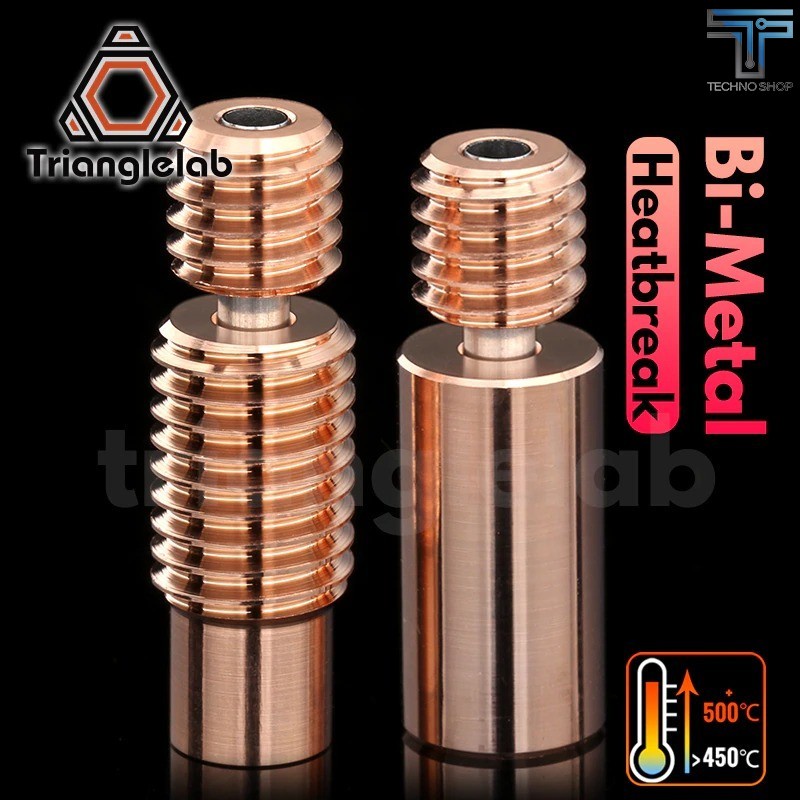 Trianglelab Bi-Metal Heatbreak Bimetal Heat Break For V6 HOTEND Heater ...