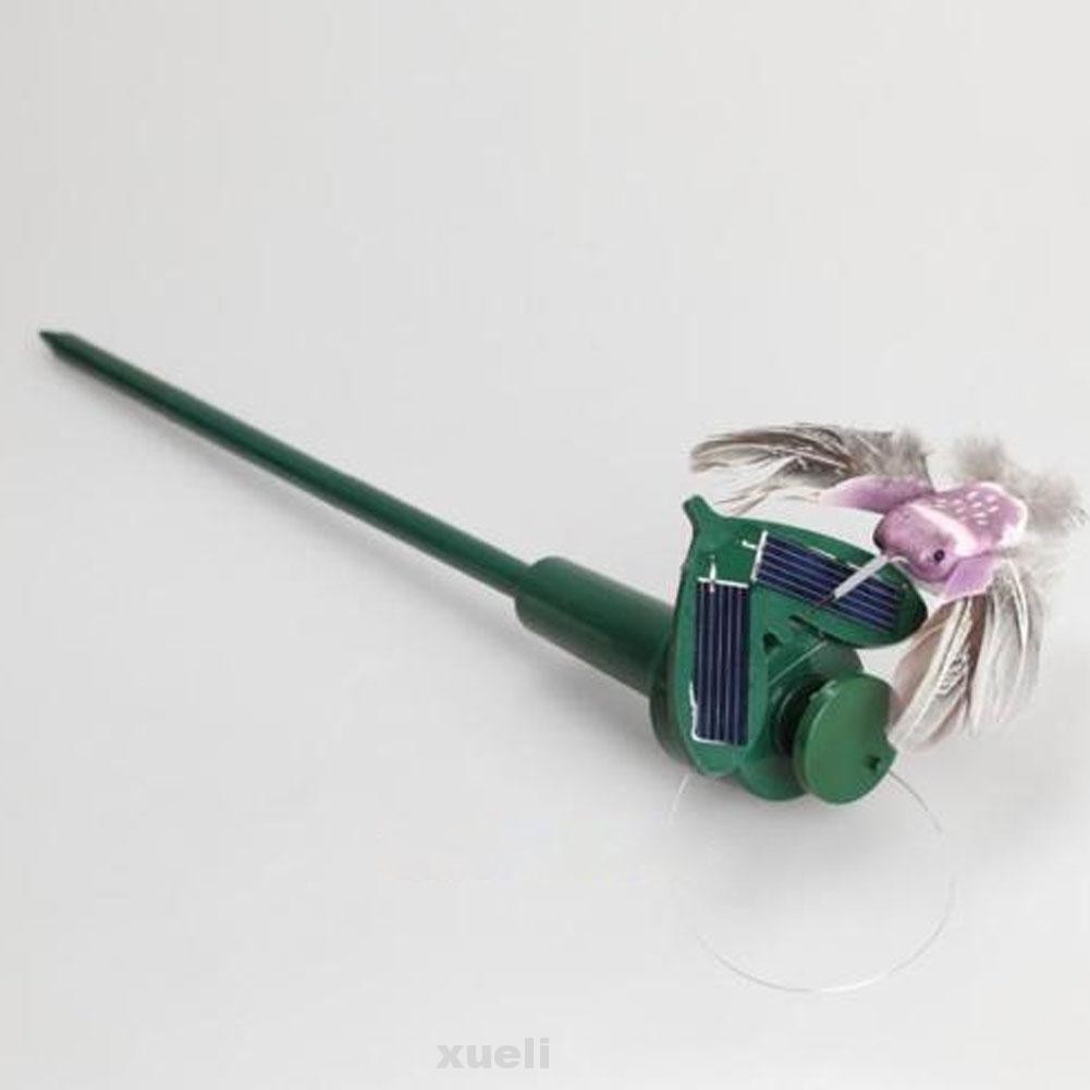 1/2 Set Solar Powered Flying Fluttering Hummingbird Birds Butterfly ...