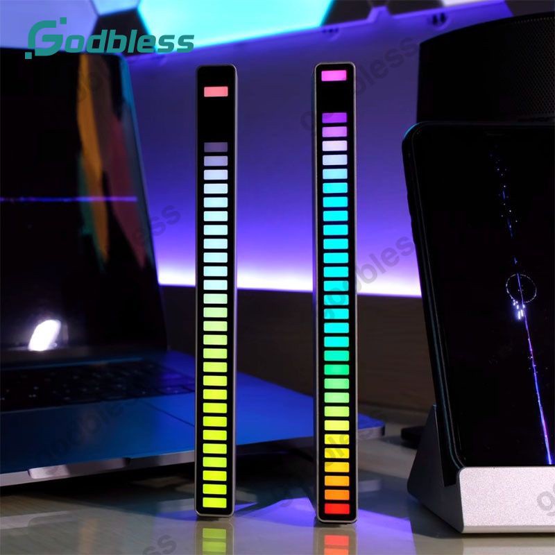 *COD RGB Voice-Activated Pickup Rhythm Light Creative Colorful Sound ...