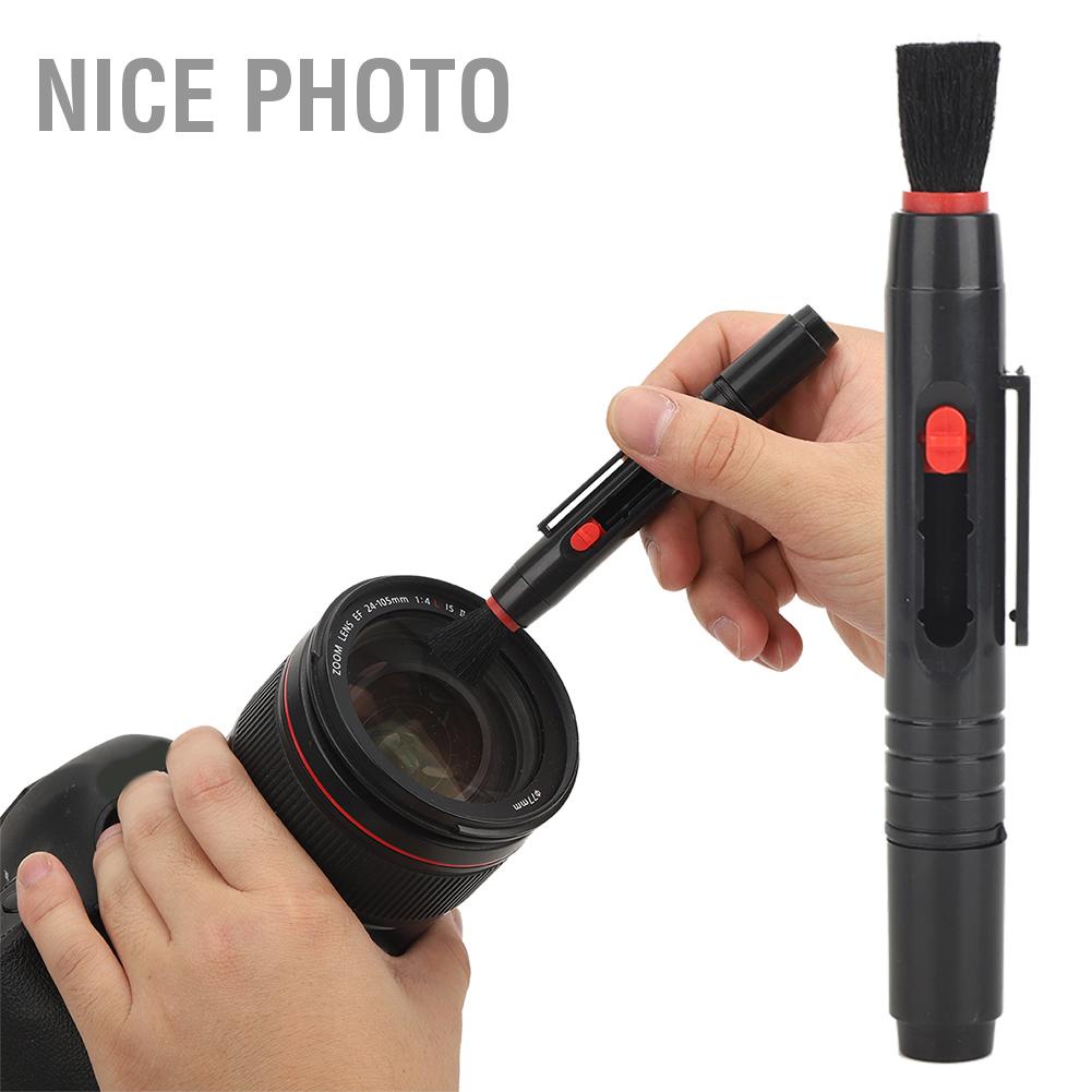Nice photo Camera Lens Screen Cleaning Dust Blower Brush Cloth Kit For ...