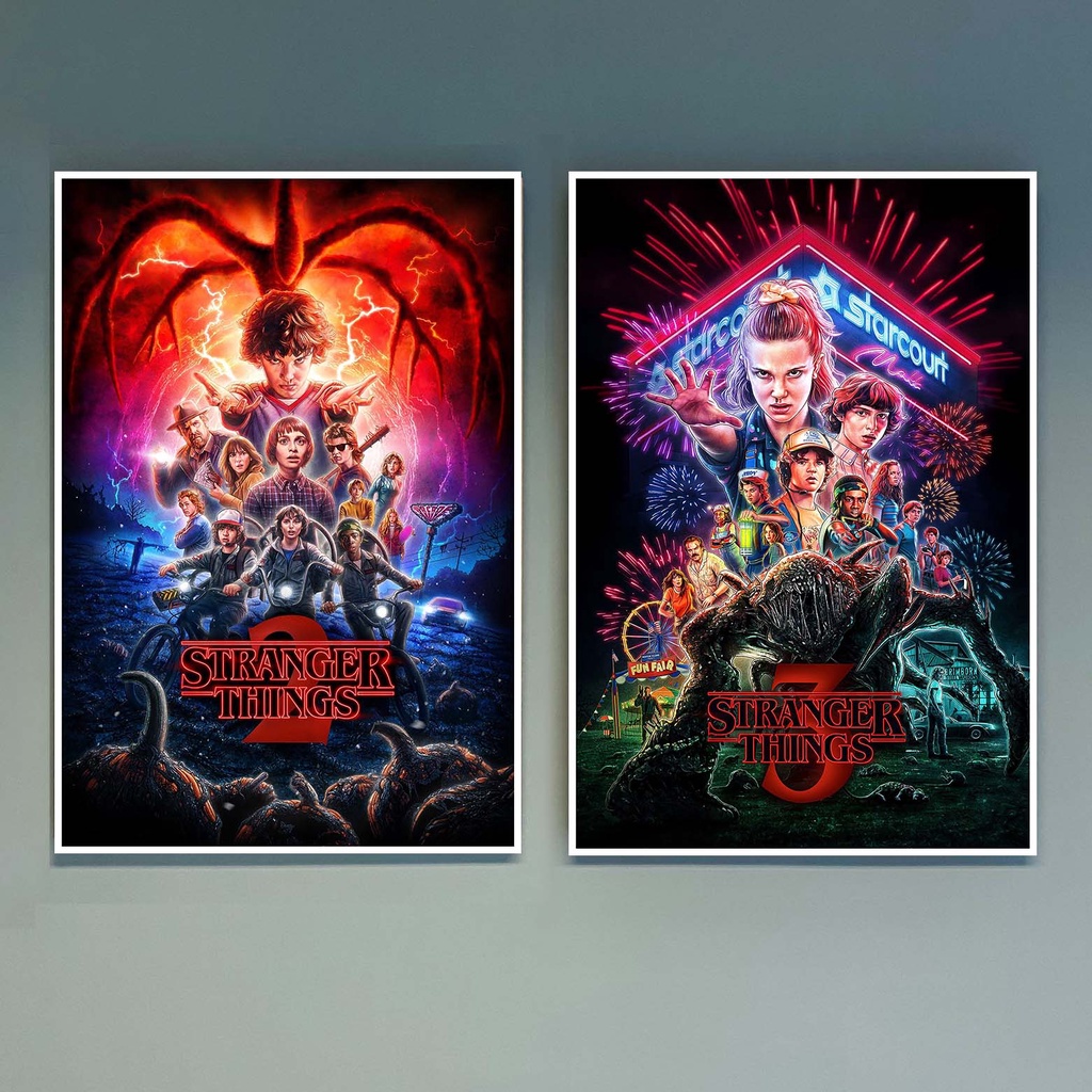 Stranger Things posters set สเตรนเจอร์ ธิงส์ โปสเตอร์เซต SS1-3 | Shopee ...