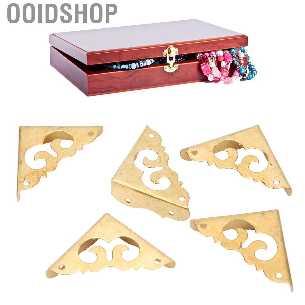 Ooidshop 10Pcs Corner Guards Wide Application Durable Brass For Box ...