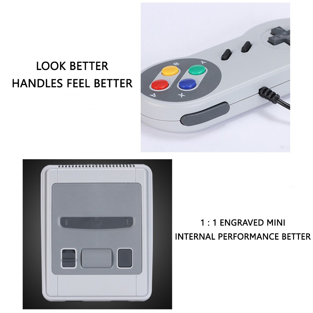 Classic Mini HDMI TV Game (621 Games in 1) เครื่องเกม SUPER MINI SFC ...