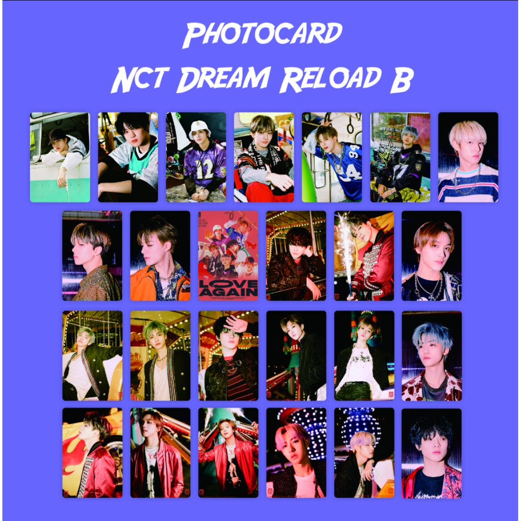โฟโต้การ์ด NCT DREAM RELOAD B (ผลิตตามออเดอร์) | Shopee Thailand