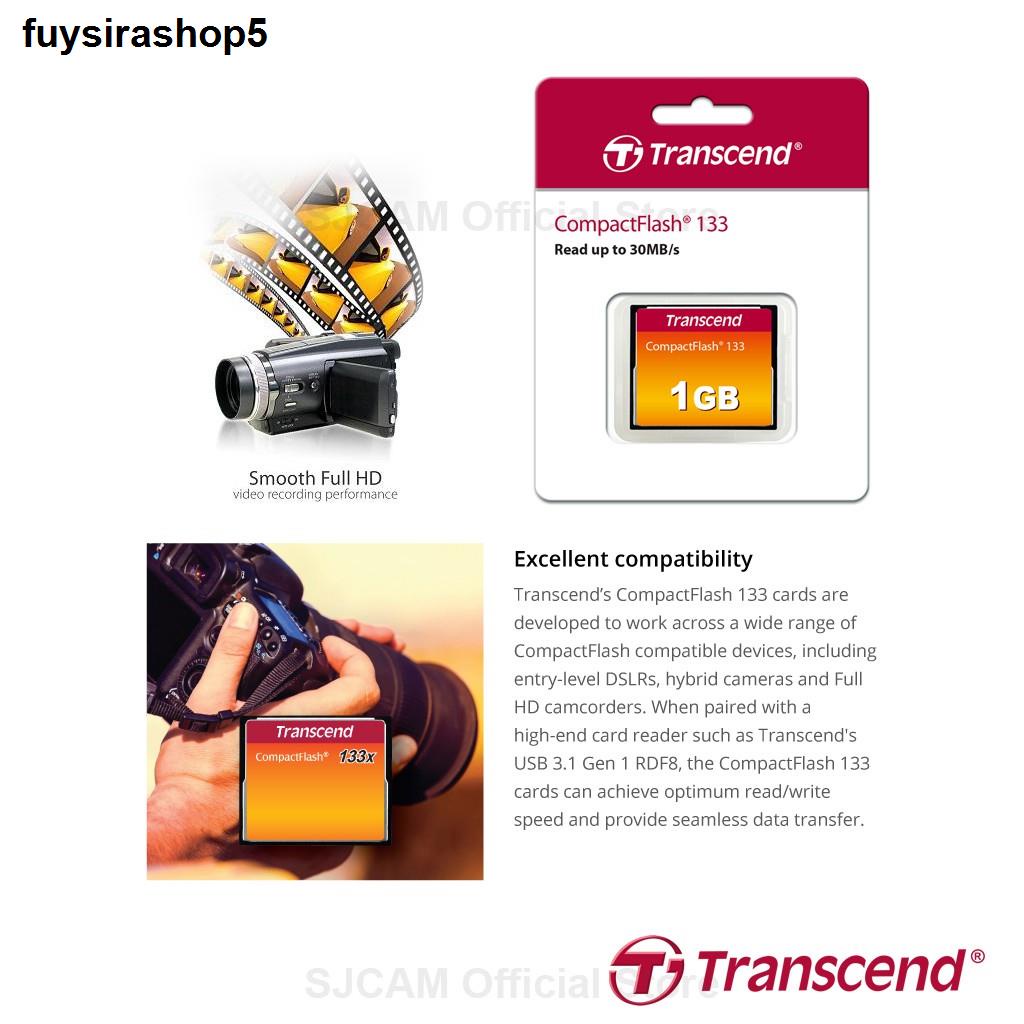 จัดส่งกรุงเทพฯจัดส่งเฉพาะจุดTranscend CompactFlash CF Card 2GB 133x (TS2GCF133) ความเร็ว อ่าน up ...