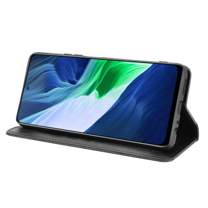 เคสโทรศัพท์มือถือหนัง ฝาพับแม่เหล็ก พร้อมช่องใส่บัตร สําหรับ Infinix ...