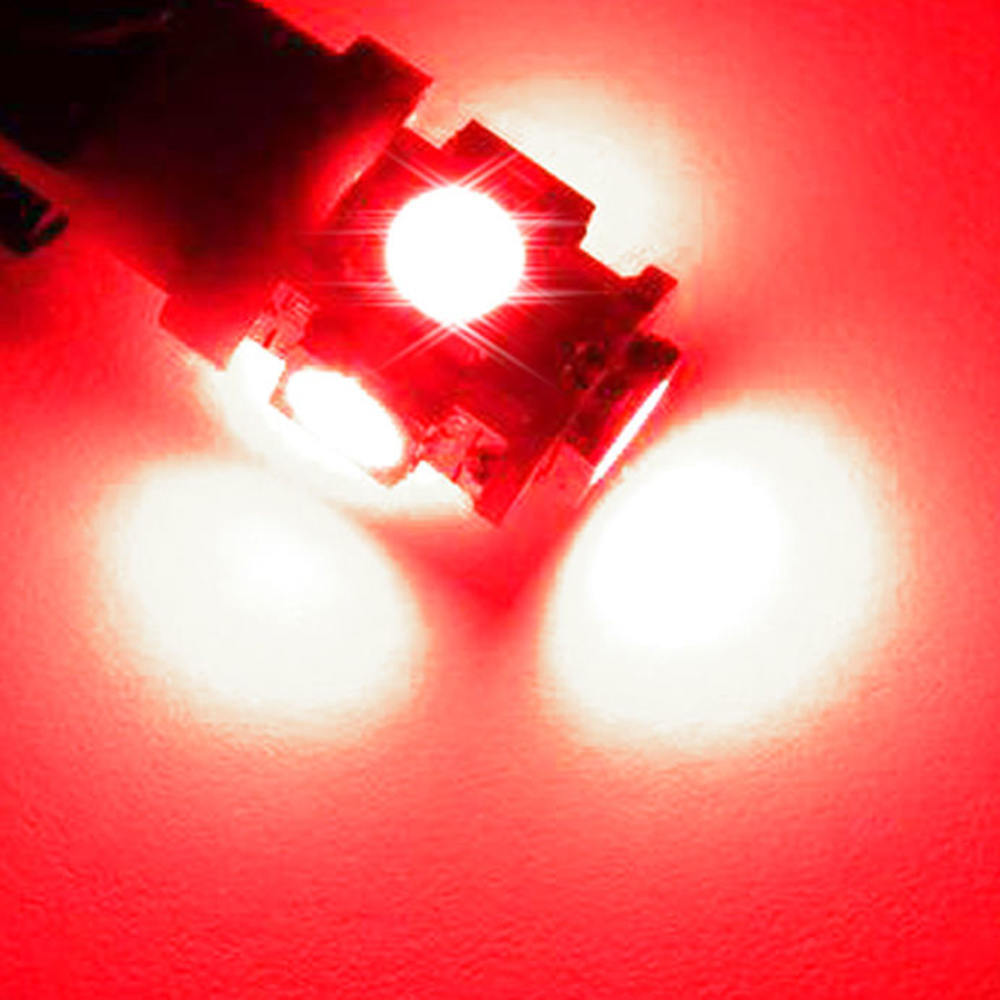 40 - แพ็ค Red T10 194 168 2825 W5W 5050 5 Smd ไฟ Led สําหรับติดป้าย ...
