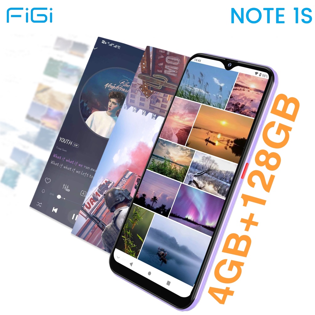 FIGI โทรศัพท์มือถือรุ่น NOTE 1S หน้าจอใหญ่6.6 HD Ram4Rom128GB Android ...