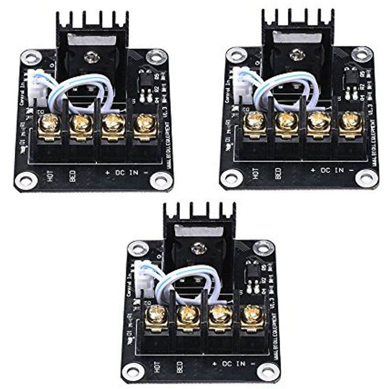 3PCS 60x50mm Heatbed Hot Bed Power Module Expansion MOS Tube For 3D ...