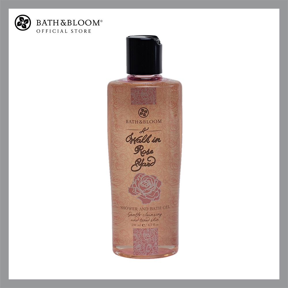 BBRS101 BATH BLOOM A Walk In Rose Yard Shower And Bath Gel 200ml บาธ แอนด์บลูม เจลอาบน้ำ กลิ่น ...