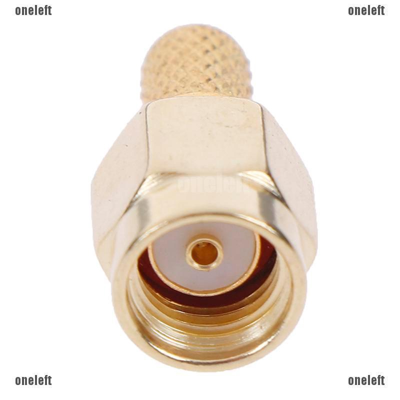 (zgwri) 5 ชิ้น sma male plug rf อุปกรณ์ปลั๊กเสียบเชื่อมต่อสําหรับ rg 58 rg 142 rg 400 lmr 195 yi ...