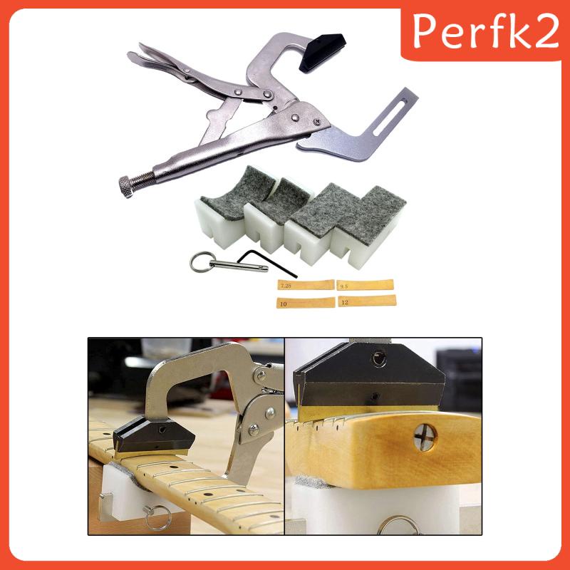 Fret Press Tool for Guitar and Bass with fret press insert Electric Guitar Repair Tool - arutoxa ...