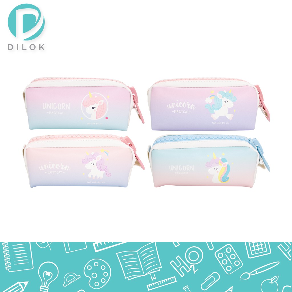 DILOK กระเป๋าดินสอซิปใหญ่ #6PC080 - dilokstationery - ThaiPick