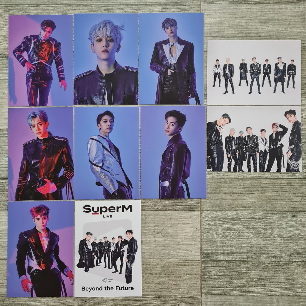 โปสการ์ด SuperM Super M Beyond Live Beyond the Future Concert Postcard ... โปสการ์ด SuperM Super M Beyond Live Beyond the Future Concert Postcard ...