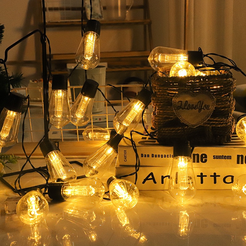 ของแท้ 100 String Lights High Durability Battery Powered Transparent ...