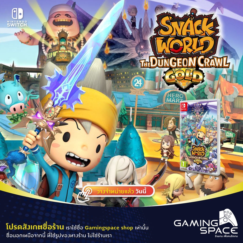 NINTENDO SWITCH : Snack World : The Dungeon Crawl Gold (us ...