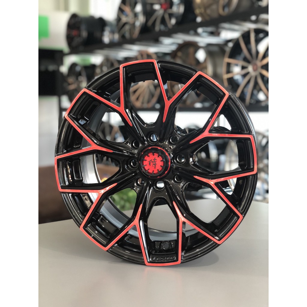 ล้อแม็ก LENSO Series SAMURAI รุ่น MUSASHI ขนาด 15"x7.0" ET:35 PCD:4x100 ...