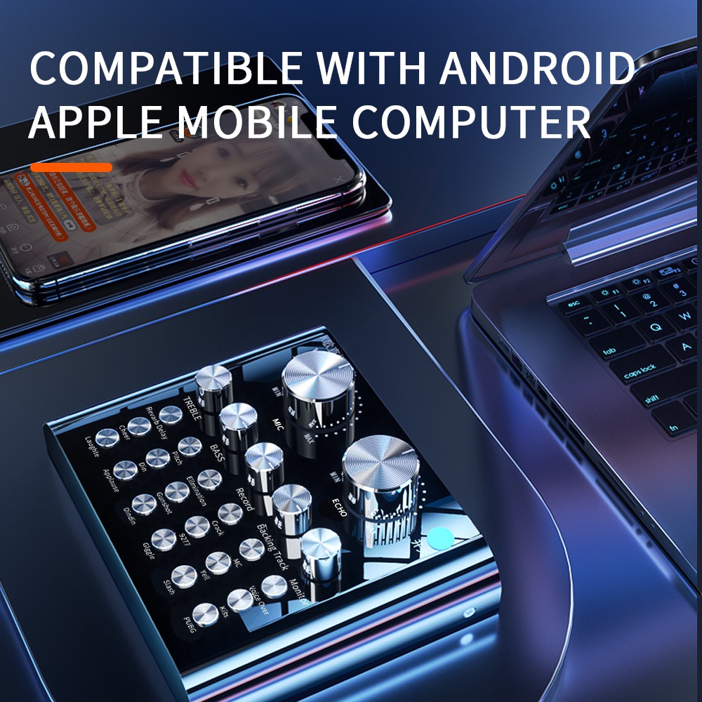 【⚡V8pro】Live Sound Card V8 Pro Version External Audio USB Headphone ...