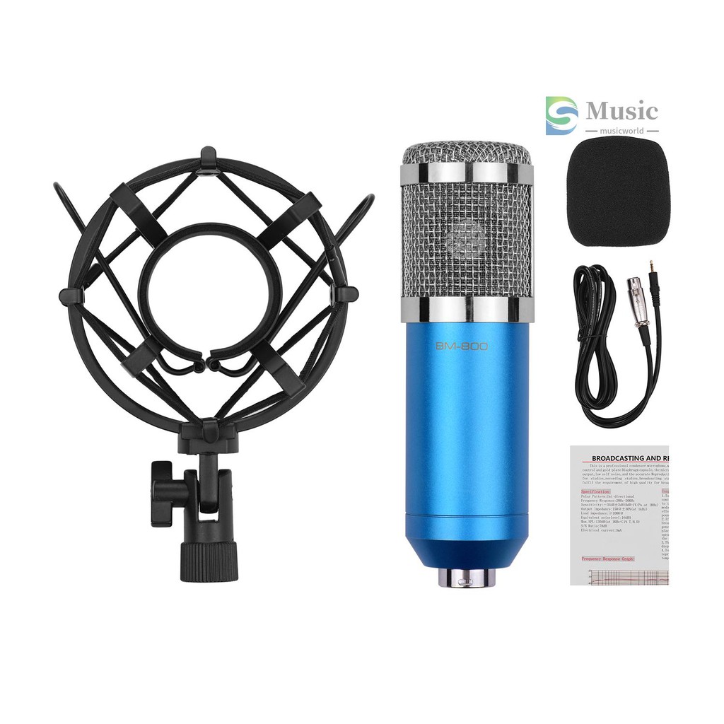 [Concert] Professional Cardioid Condenser Microphone Kit with Audio ...