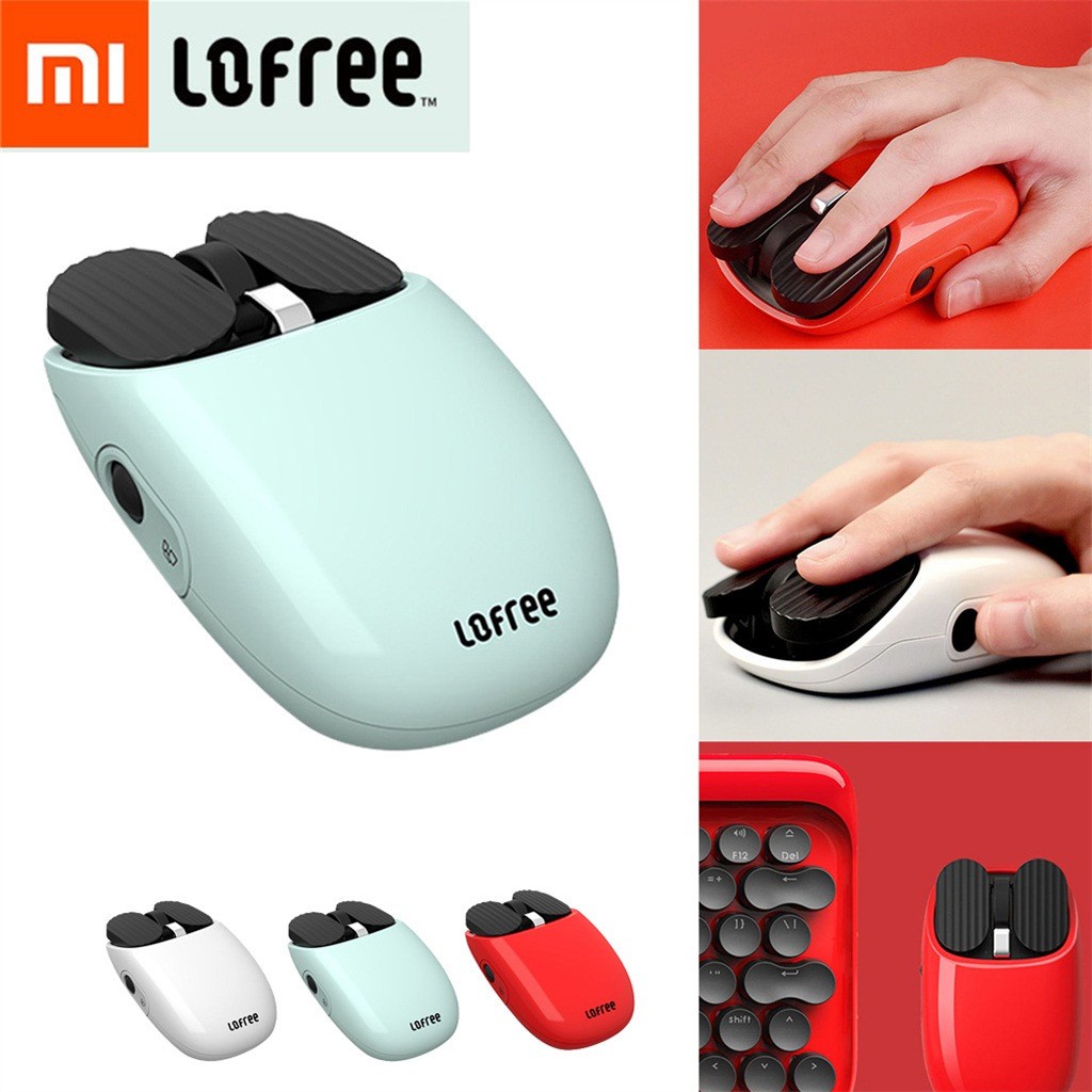 Xiaomi Mijia LOFREE Bluetooth Wireless Mouse 2.4G Dual Mode Mice Multi ...