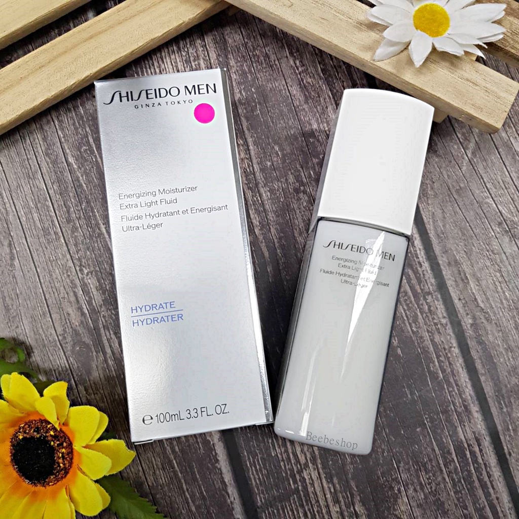 Shiseido Men Energizing Moisturizer Extra Light Fluid 100ml ผลิต 112021 ...
