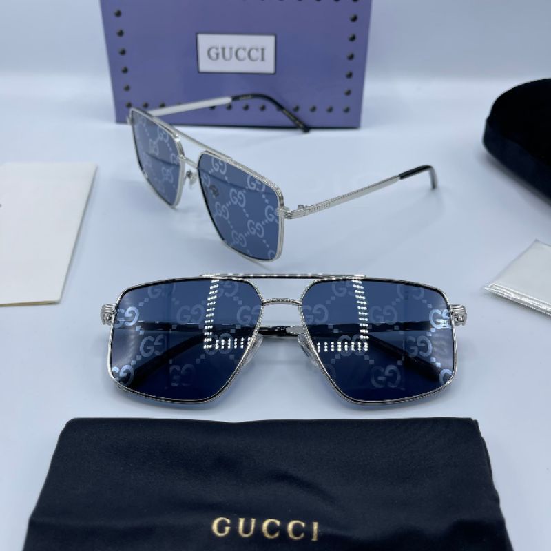 Gucci aviator sunglasses with GG blue lenses - share_shoppp - ThaiPick