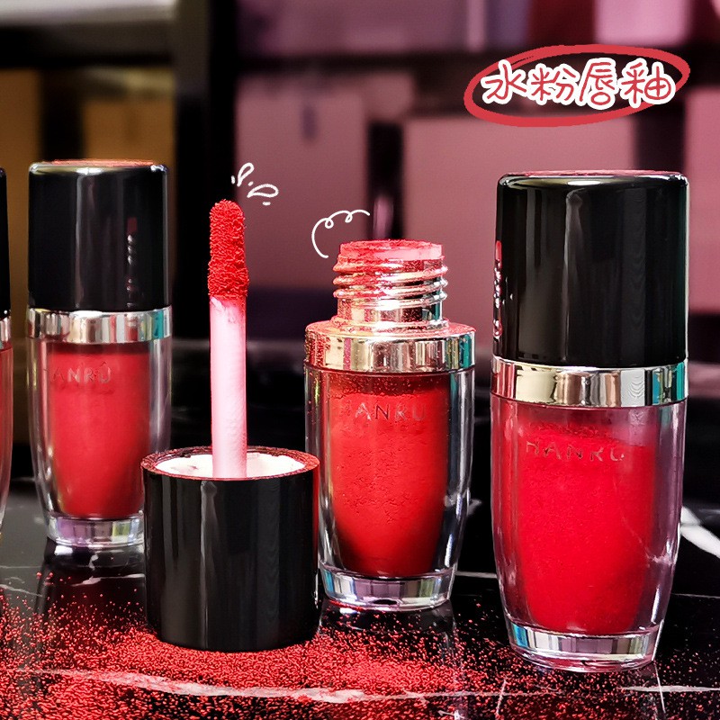 Hanru lip Tint gouache ลิปสติกเนื้อแมทติดทนนาน | Shopee Thailand