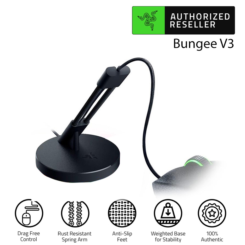 Razer Gaming Mouse Bungee V3 Drag-Free Wired Mouse Support - Black (ที่ ...