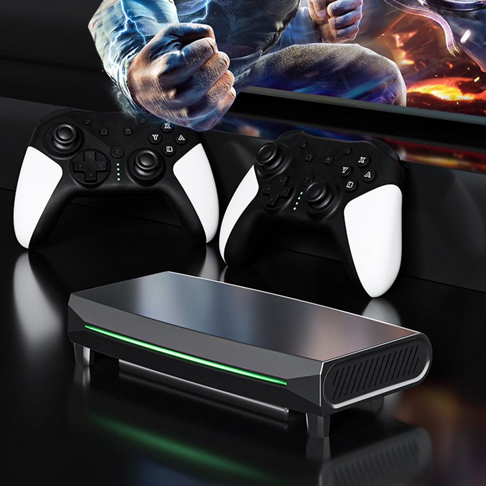 4K HD Video Game Console With Double Wireless Controllers Built-in 20 ...